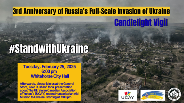 Stand with Ukraine Candlelight Vigil – Ukrainian Canadian Association ...